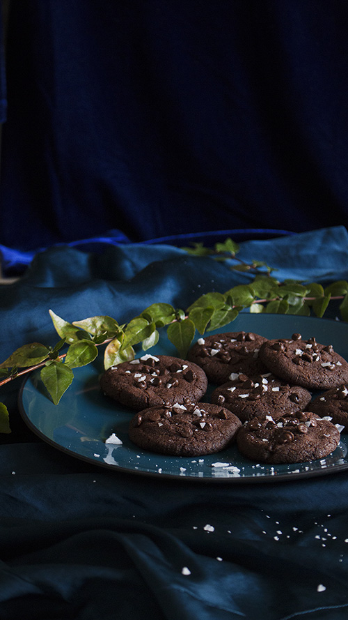 Chocolate & Salt Cookies